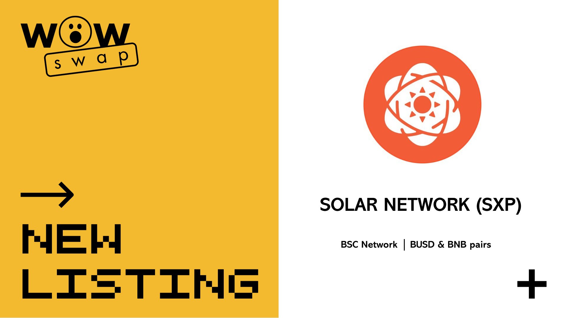 WOWswap on Twitter: "👍 $SXP Listing Announcement👍 Trade #SXP by @SolarNetwork with 5️⃣x leverage ...
