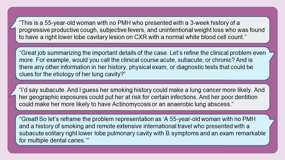1/During case conference (& on rounds), we often see master clinicians ...