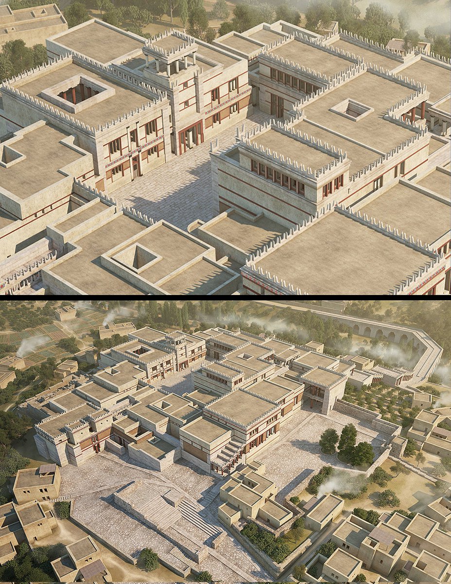 Palace Of Knossos Reconstruction