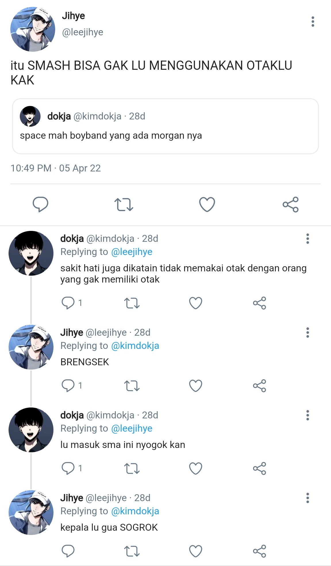 bita on Twitter: "kata gua lu woon gak usah ikut ikut dah.... https://t.co/BMu1EjKc9b" / Twitter