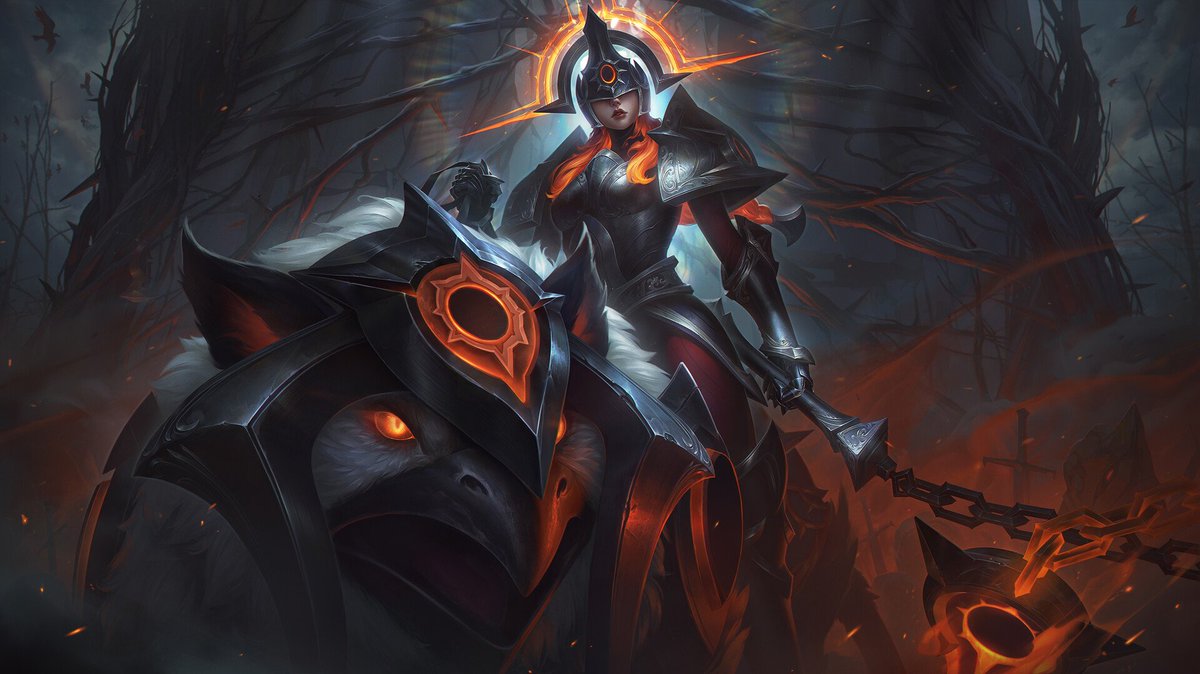 「Solar Eclipse Sejuani Splash by Huyy Ngu」|Spideraxeのイラスト