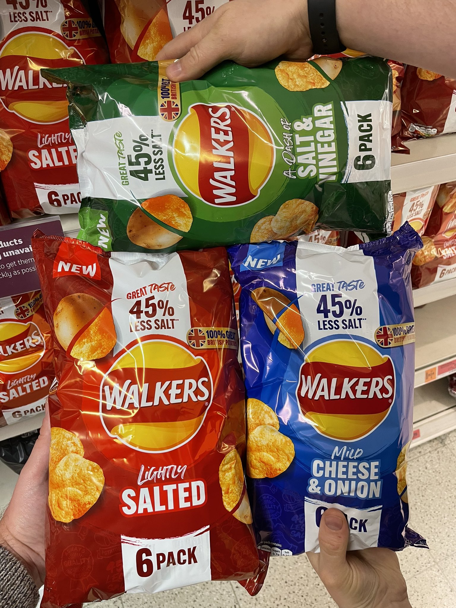 Walkers Crisps 18 Pack