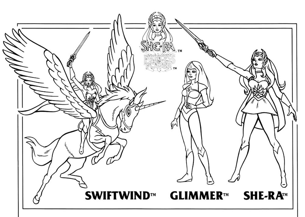 She Ra Coloring Pages
