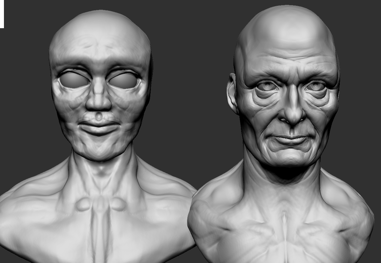 Henning Sanden on Twitter: "I re-sculpted it for YT. Around 1h 10 min realtime sculpting https ...