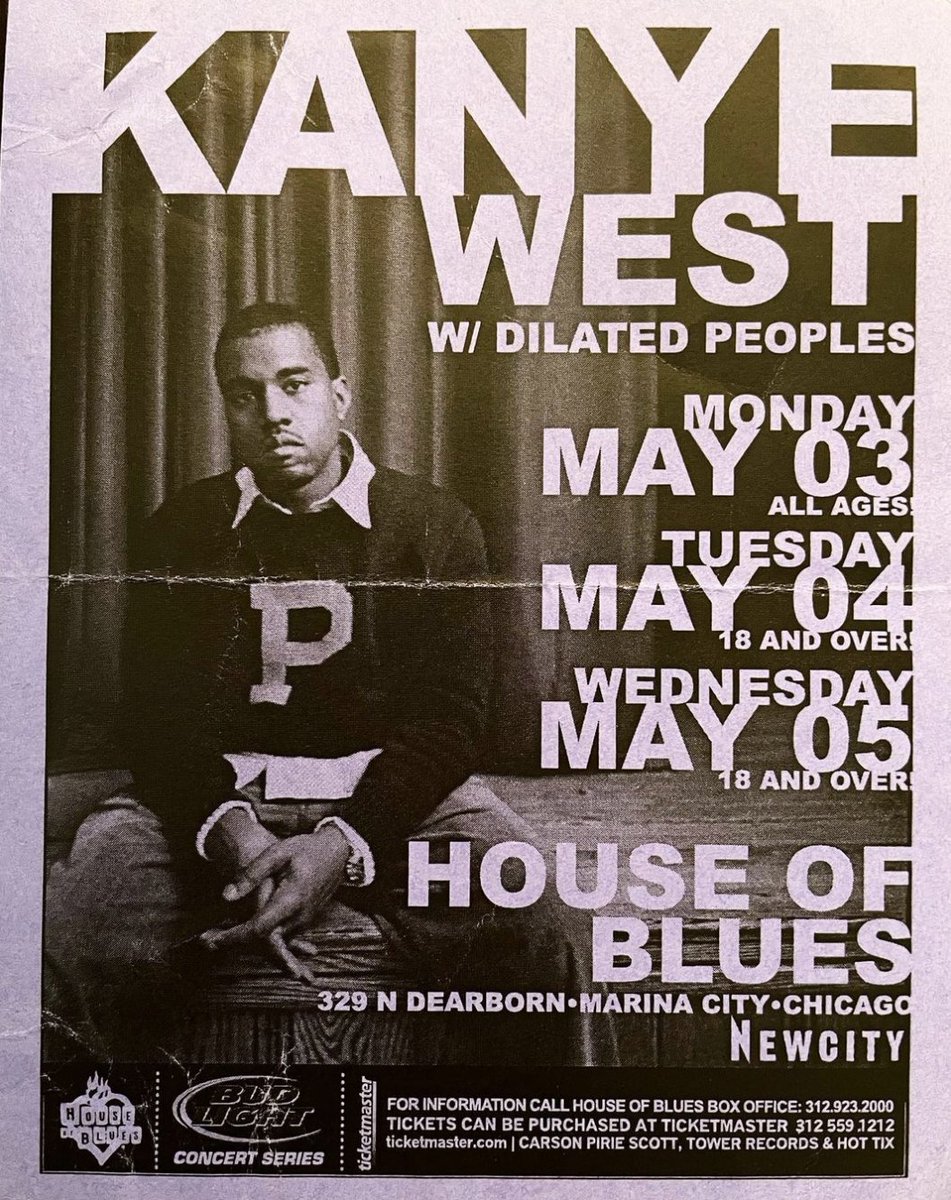 Kanye West Concert Poster