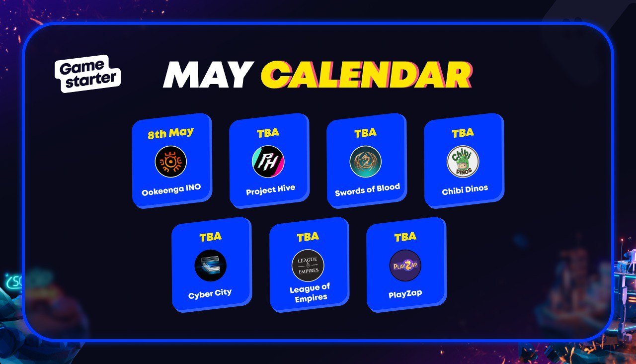 Gamestarter on Twitter: "Many great projects coming to Gamestarter this May!🎉 ⚡️@ookeenga ⚡️ ...