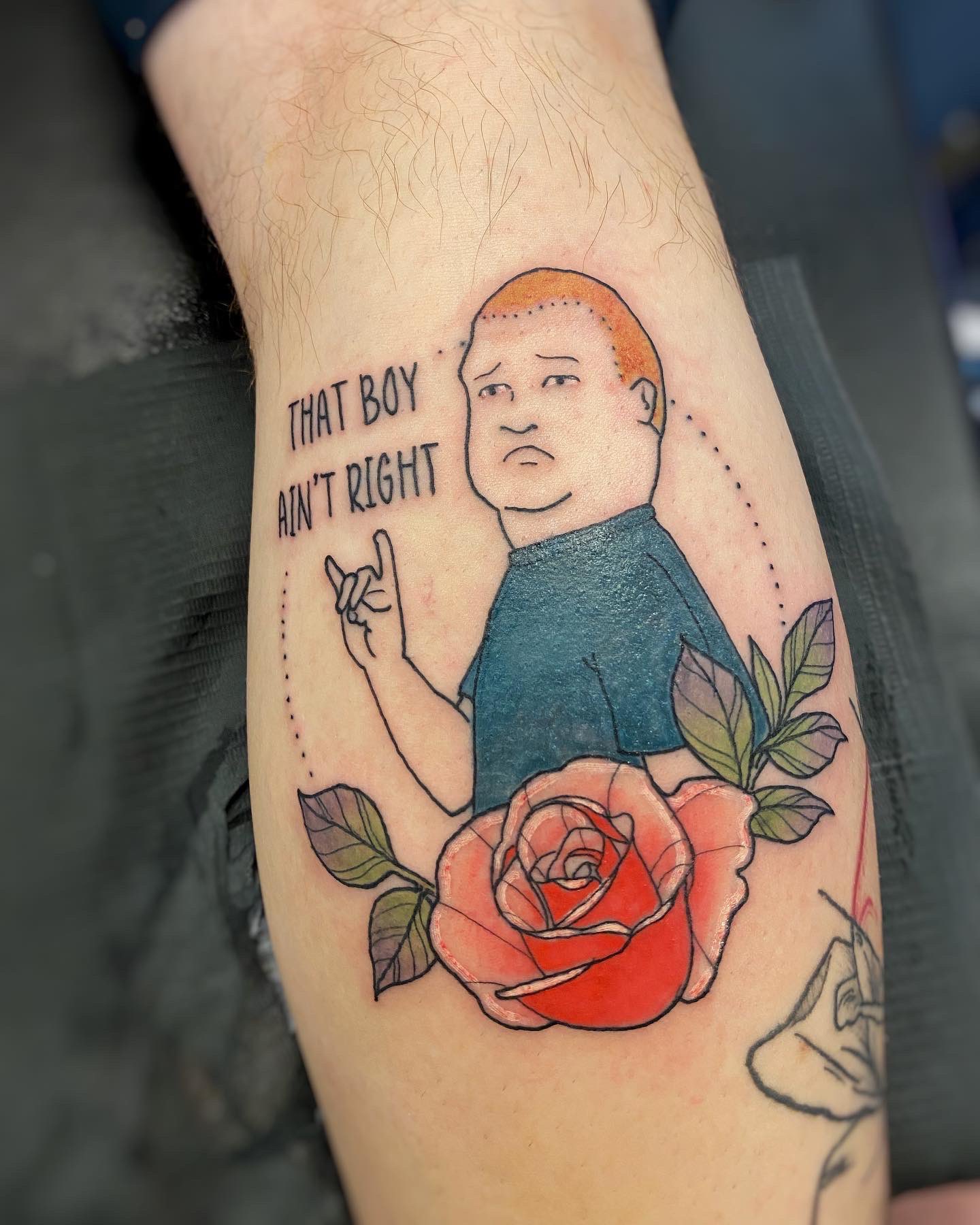 Bobby Hill Tattoo