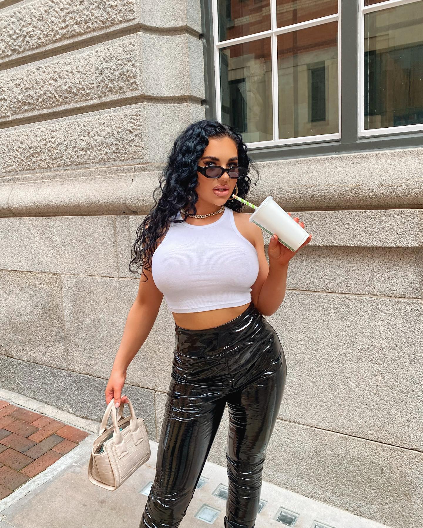 Pvc, Leather & Latex on Twitter: "Vinyl leggings outfit by @ https://t.co/oVssA3CMP2 https://t ...