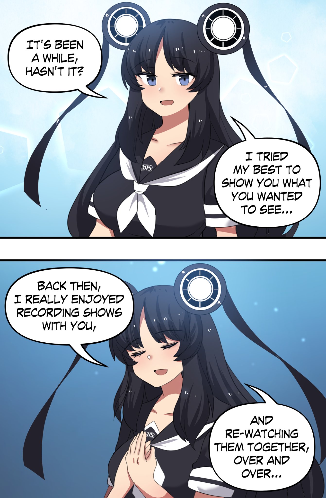 Dailyfanservice on Twitter: "RT @MemeGirlsStudio: Goodbye, VHS-chan ...