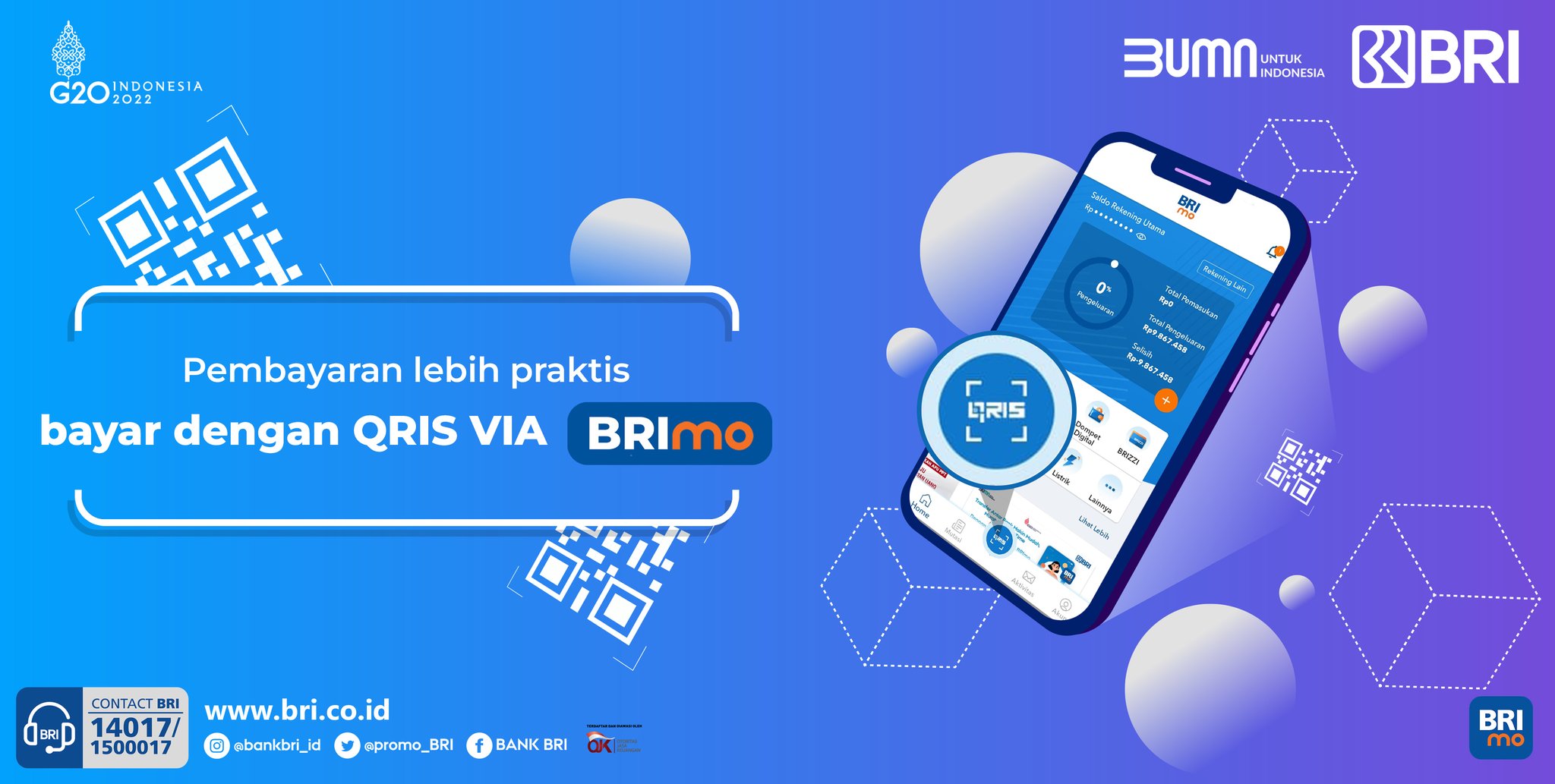 Contact BRI on Twitter: "Sobat BRI. Dukung transaksi Cashless dengan melakukan pembayaran ...