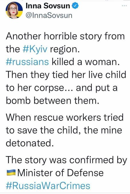 The Bimski on Twitter: "It's obvious she watched too many #Saw movies. 🙄 #Ukraine # ...