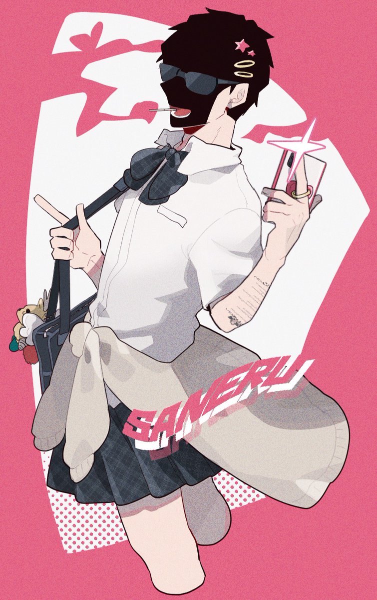 「@san_yu_kan_BW 学パロやったら高確率でJKしてるサンエル パロな」|パンタロ@本描けのイラスト