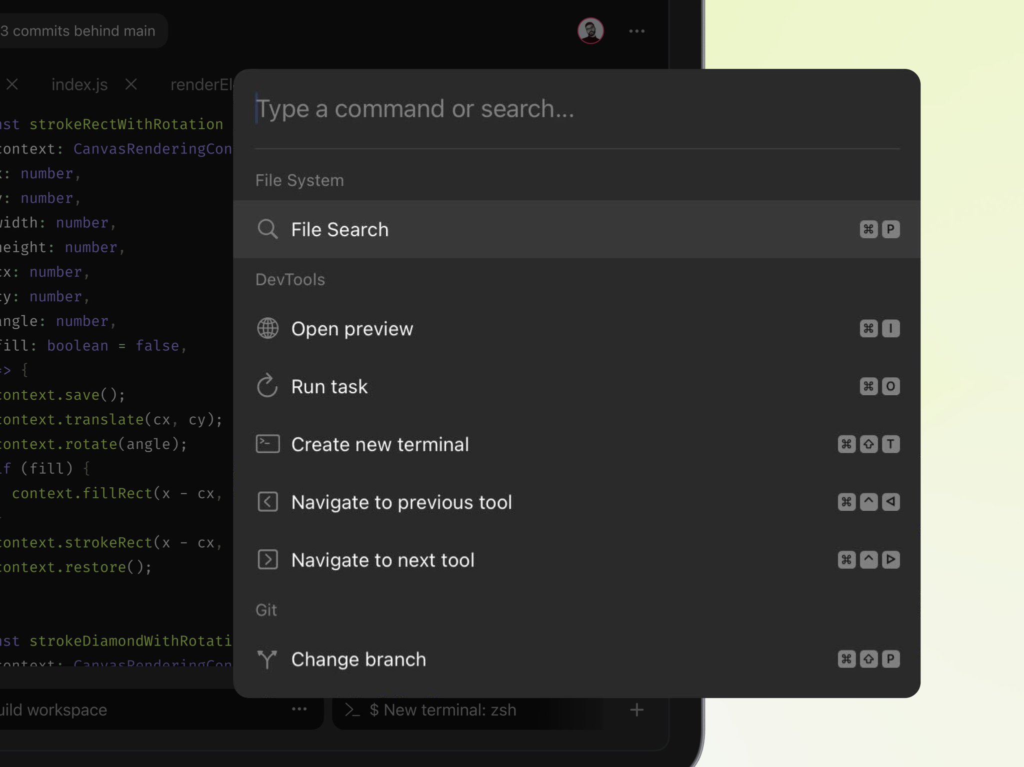 CodeSandbox on Twitter: "Use the command palette, IntelliSense, and other embed features to ...