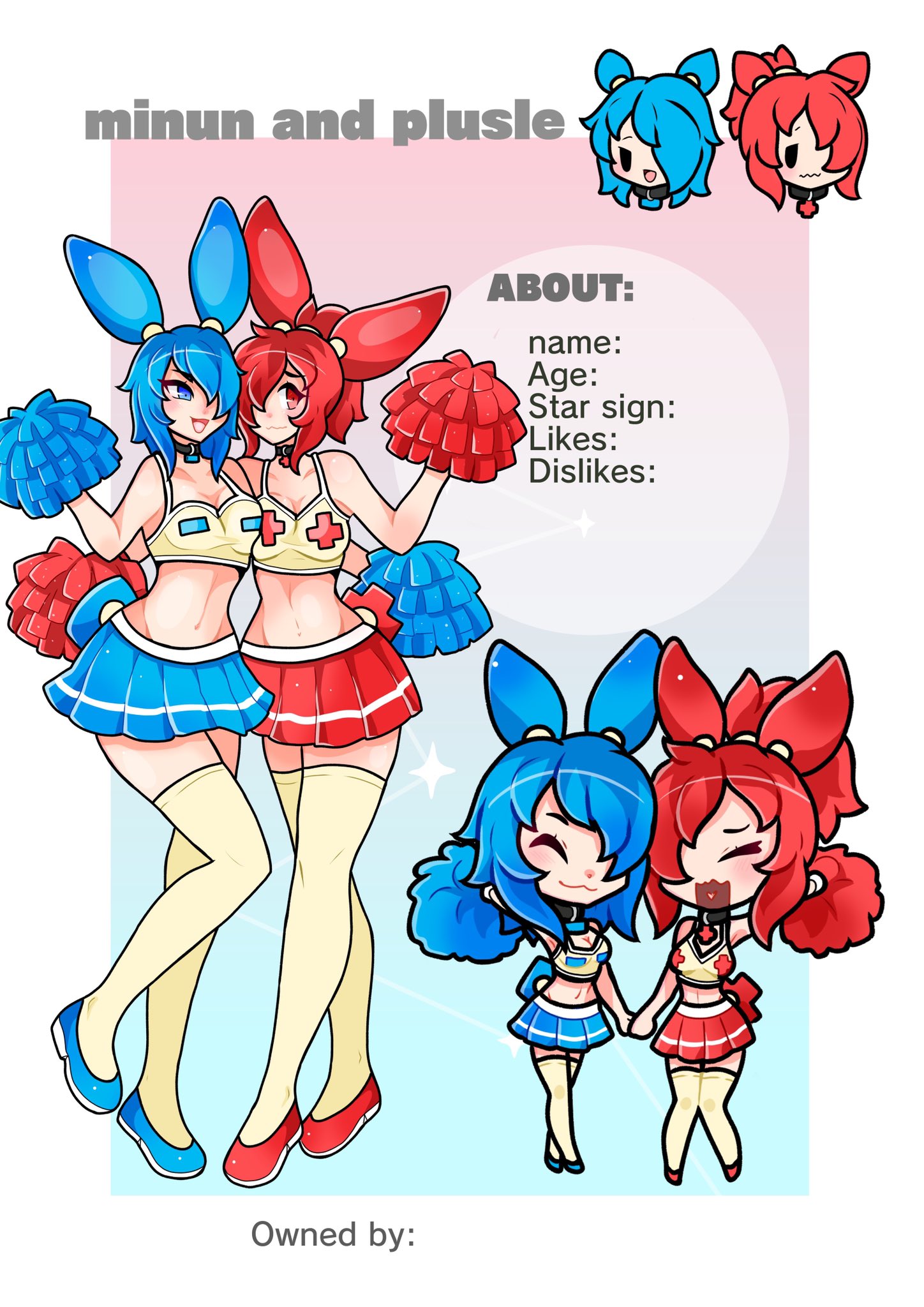 Plusle And Minun Human