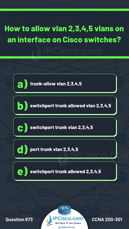 IPCisco on Twitter: "Daily Networking Challenge . Please like, share, and Retweet. . VLANS ...