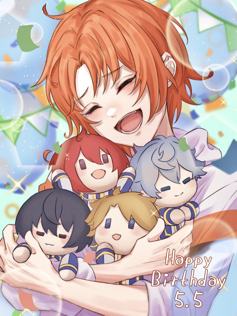 ღとらまるღ@イラスト垢 on Twitter: "レオくんお誕生日おめでとう！😊🎉👏 笑顔と幸せで溢れた1年になりますように！ だいすきだ！！！ #月永レオ誕生祭2022 #月永レオ生誕祭 ...