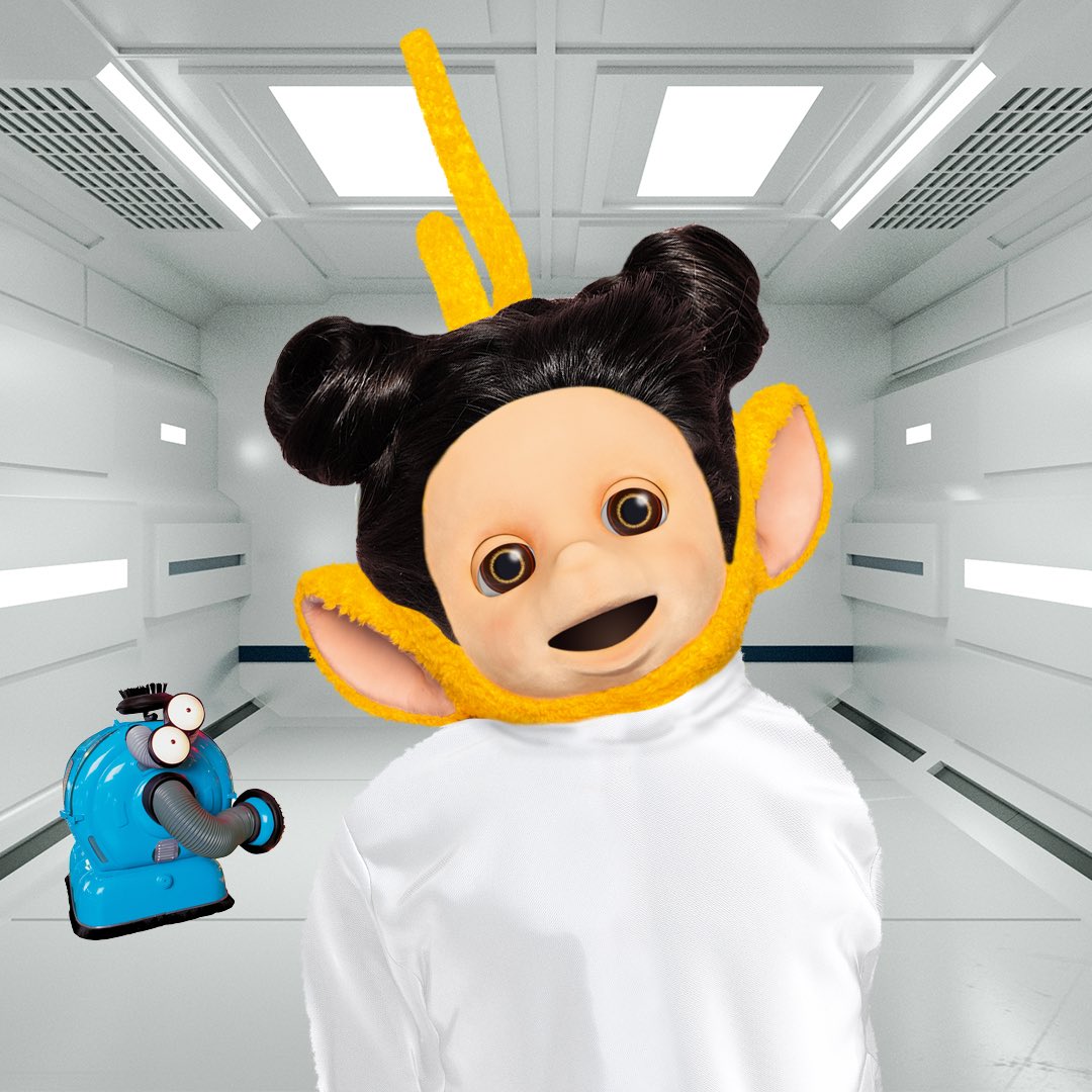 Teletubbies Noo Noo Tinky Winky Teletubbies 8 Zoll Tinky Winky Sound
