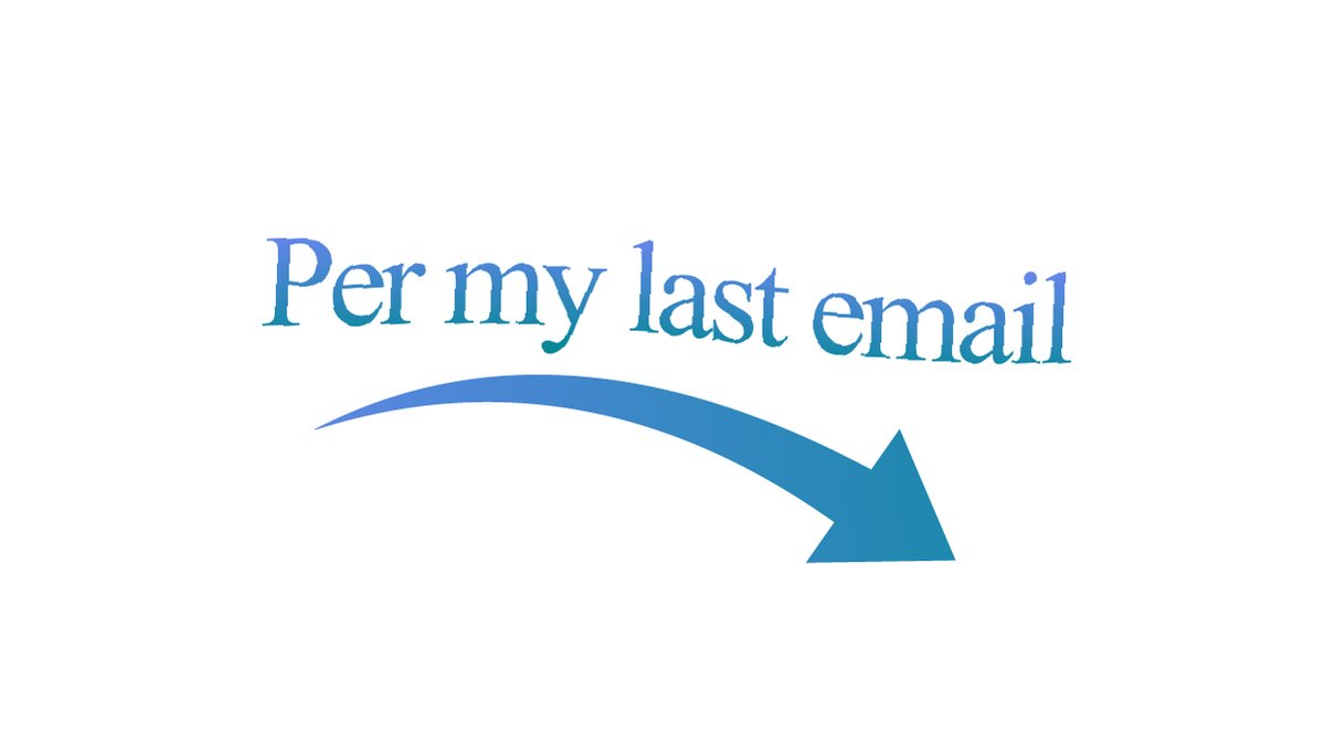 Adding this to the top of my next email. Microsoft @microsoft