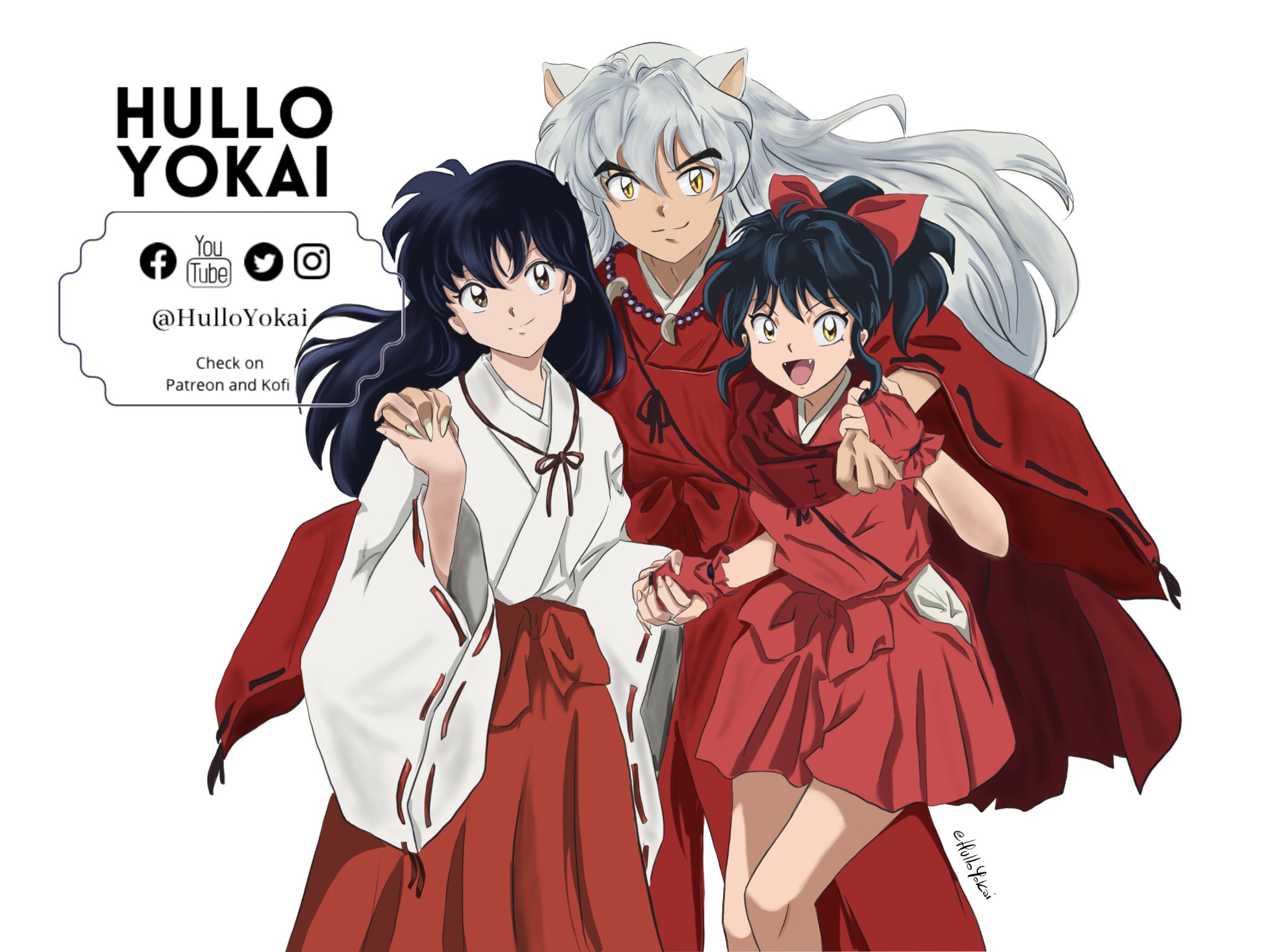 Anime Family Portrait Of 6