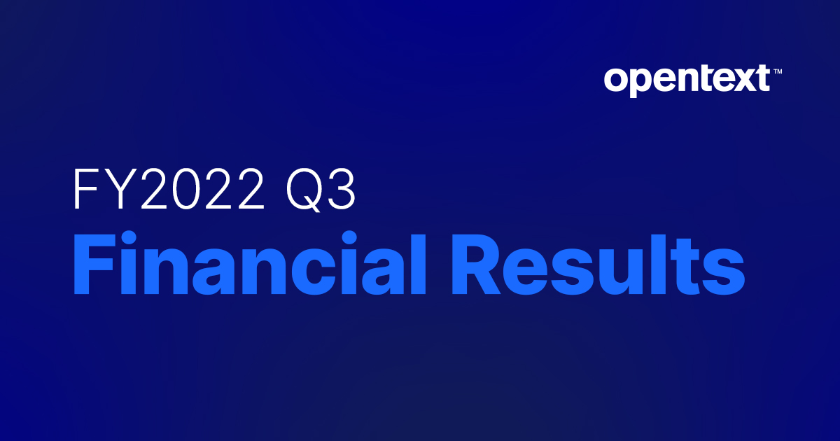 OpenText On Twitter OpenText Reports Third Quarter Fiscal Year 2022 opentext-on-twitter-opentext-reports-third-quarter-fiscal-year-2022
