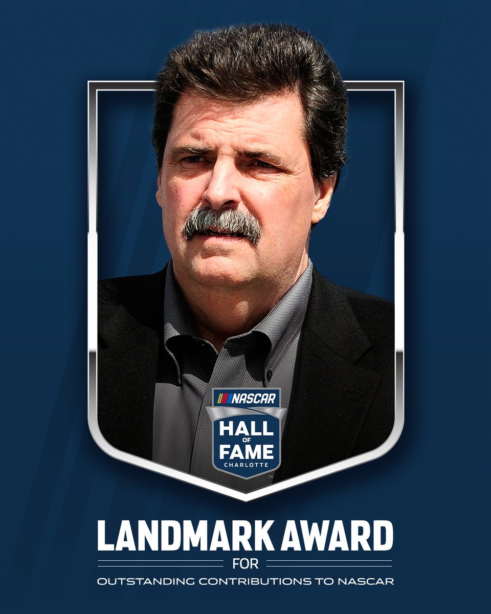 Mike Helton wins the landmark award : r/NASCAR
