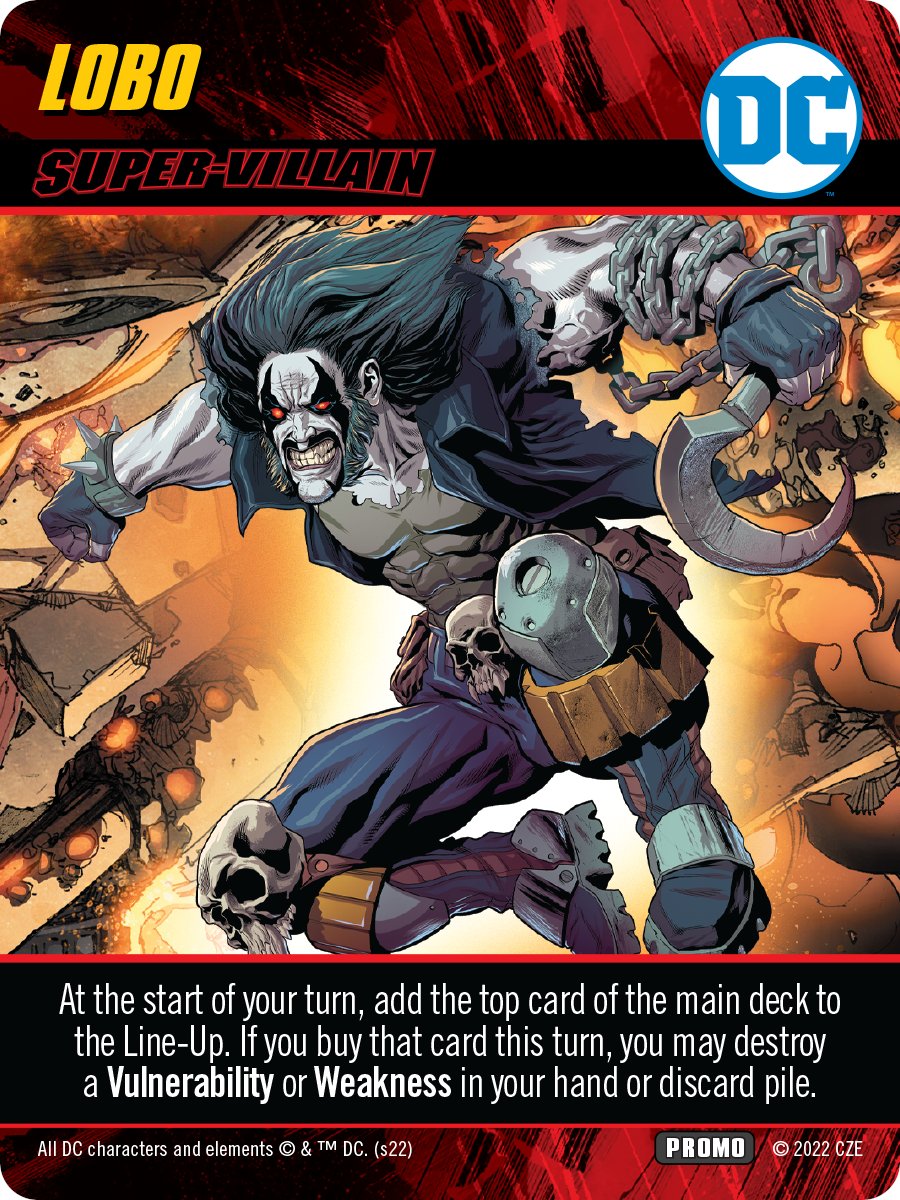 Lobo Comic Card