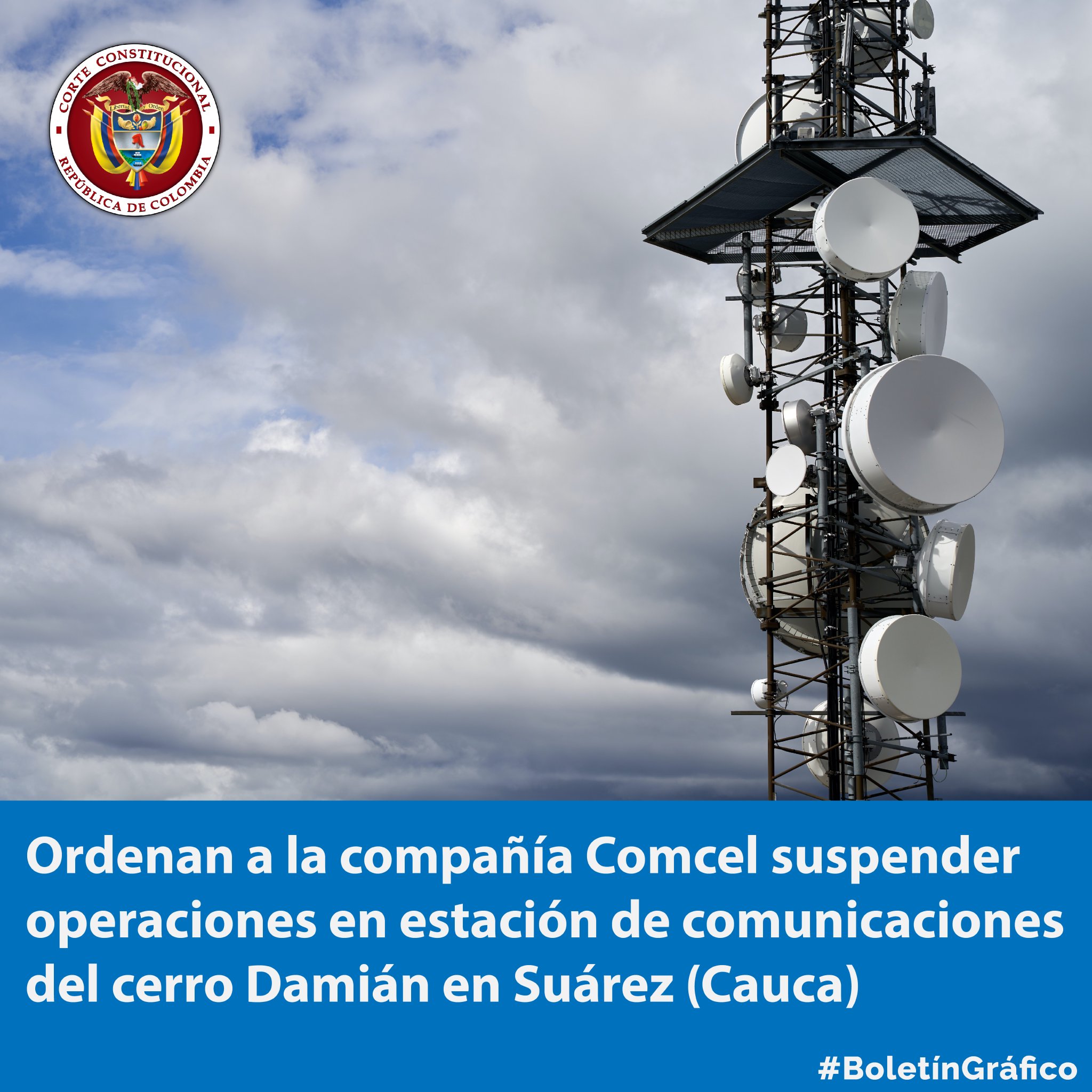 Corte Constitucional on Twitter: "#BoletínGráfico 📰 | Ordenan a la compañía Comcel suspender ...