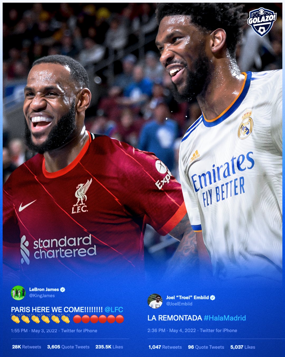 Cbs Sports Golazo ⚽️ On Twitter Lebron James Liverpool Vs Joel