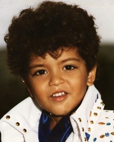 Bruno Mars Childhood Pictures