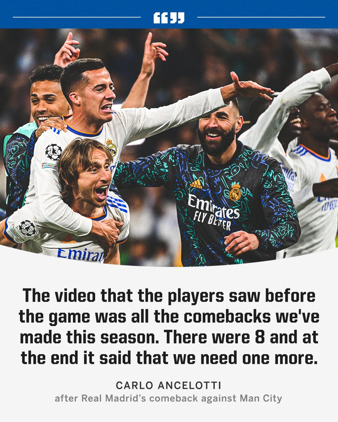Real Madrid Team Quotes