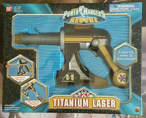 Power Rangers Lightspeed Rescue Titanium Morpher