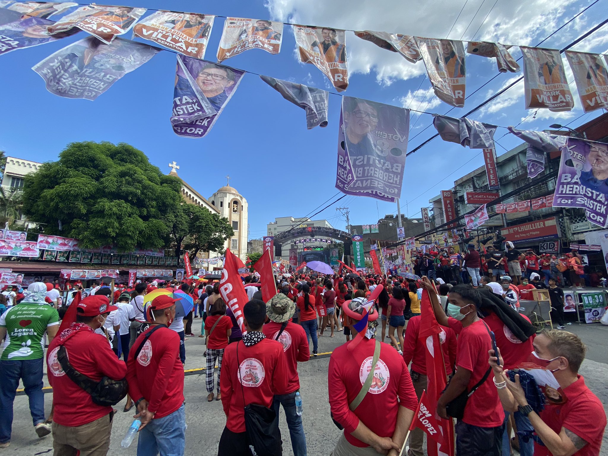 Lian Buan On Twitter Stage Is Set For The Manila Rally Of Marcos And