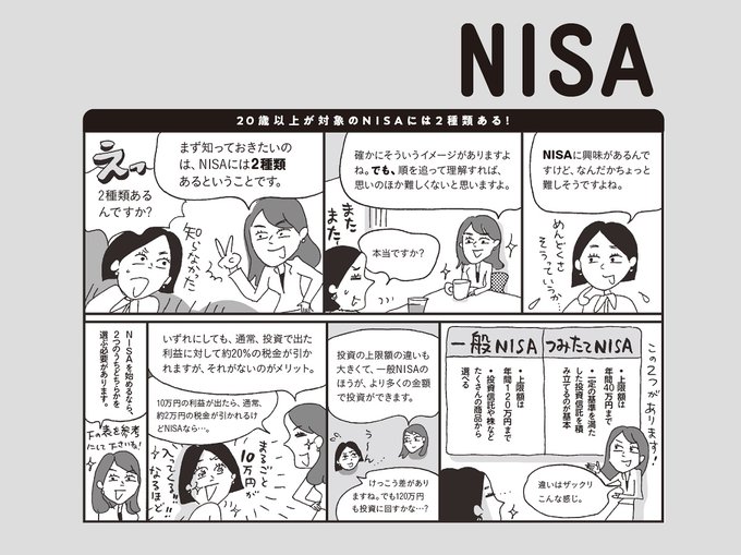 雪だるま式にお金が増える可能性も!? “つみたてNISA”4つのメリット.. | ananweb さんのマンガ | ツイコミ(仮)