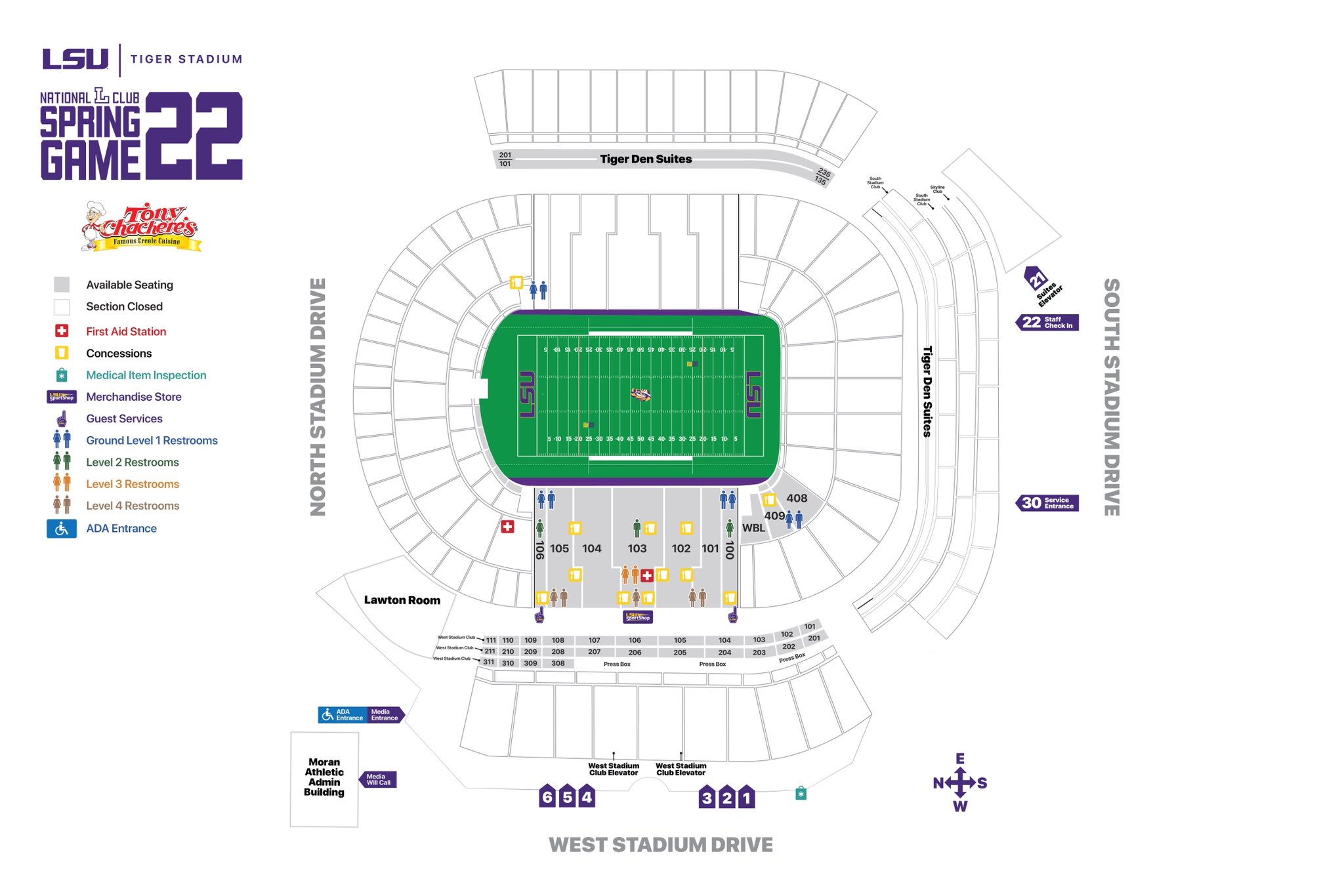 Lsu Football Stadium Seating Chart