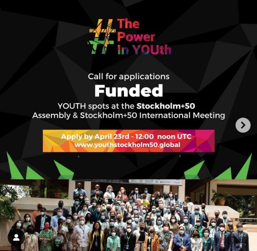 UNDP Sweden on Twitter: "Don’t miss the opportunity to join @StockholmPlus50 and the Pre-Youth ...