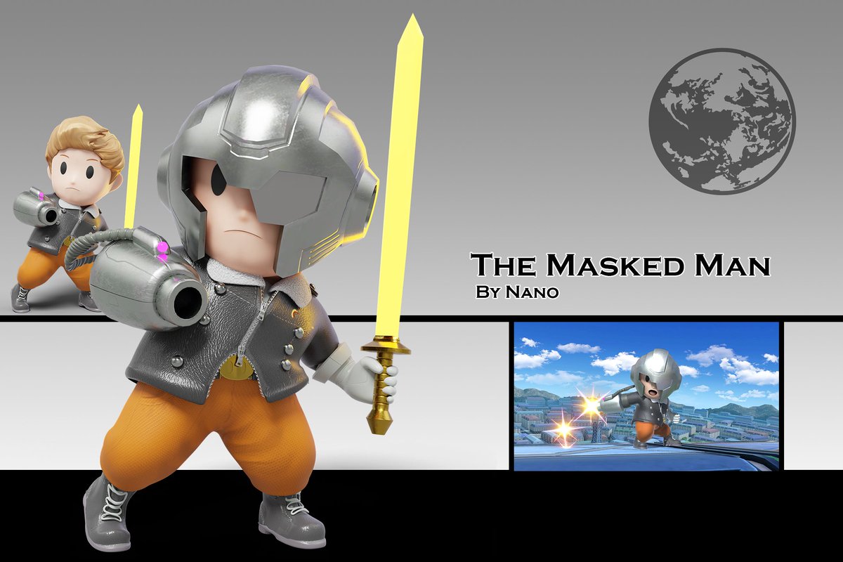 Masked Man Render