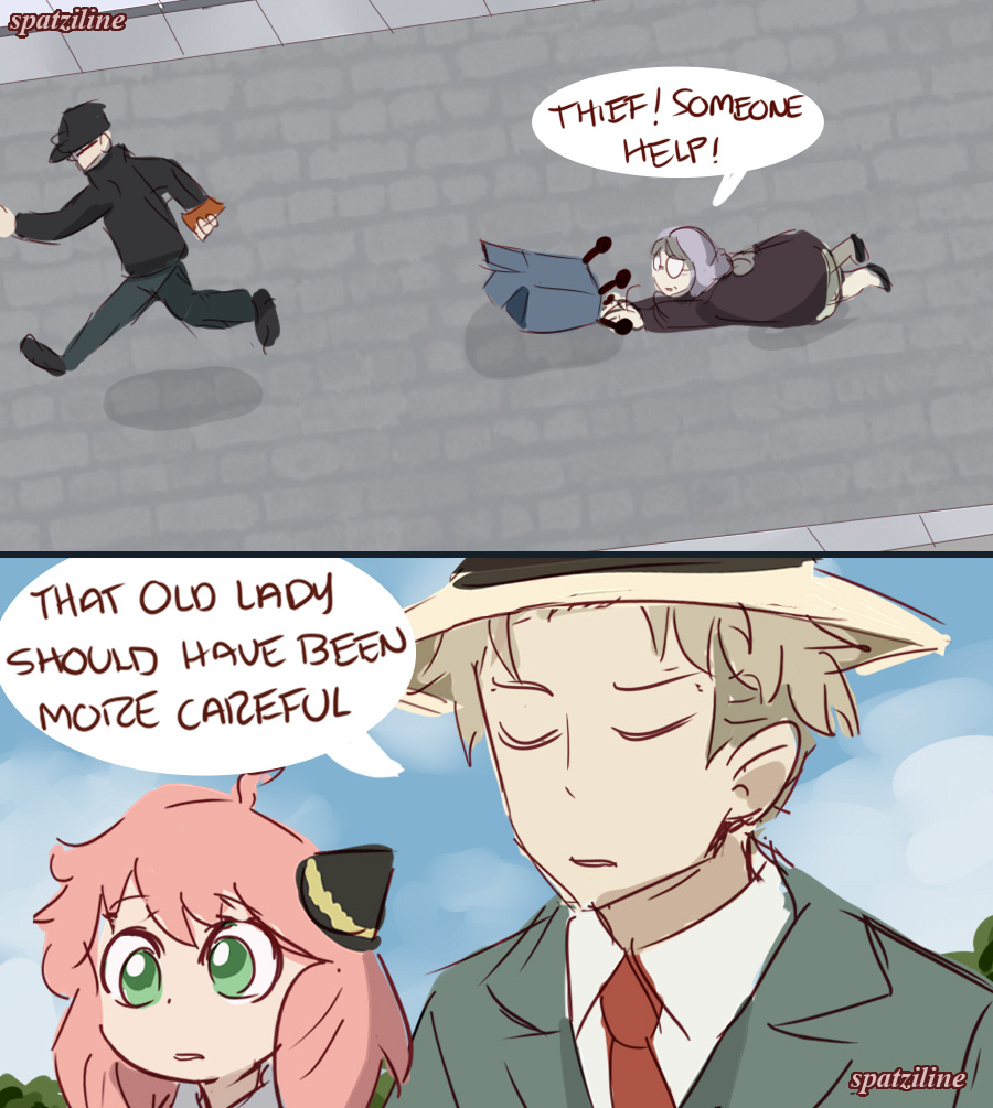 「Never make Yor mad in front of Loid... #SPYxFamily #spyxfami」Spatzilineの漫画