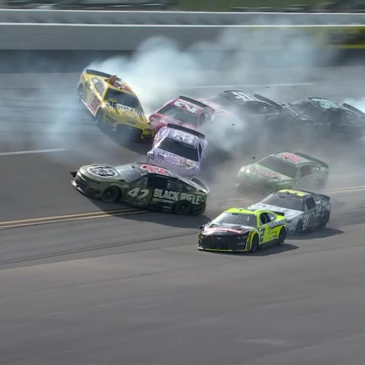 Nascar Crash Gif