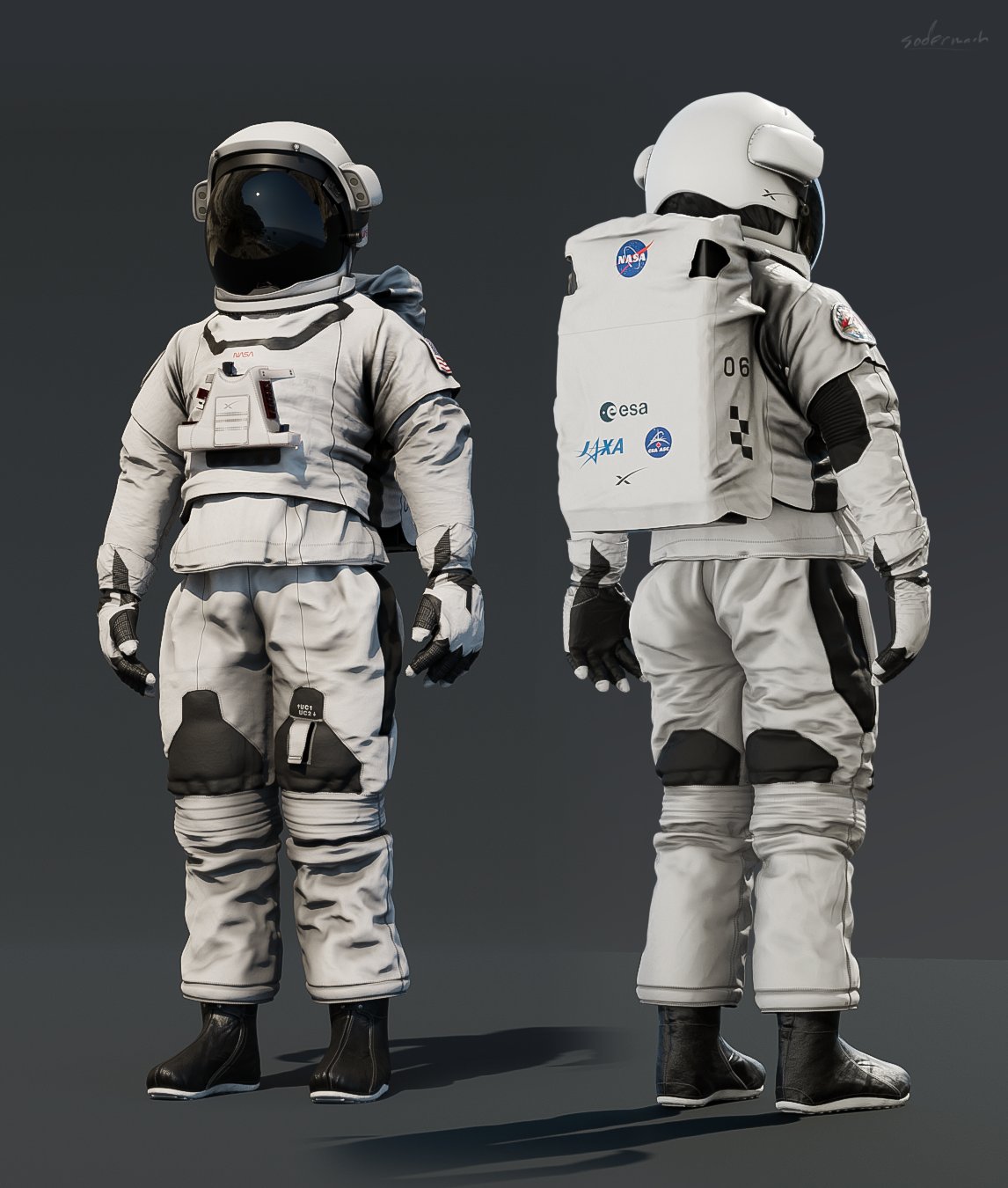 Astronaut Suit Back