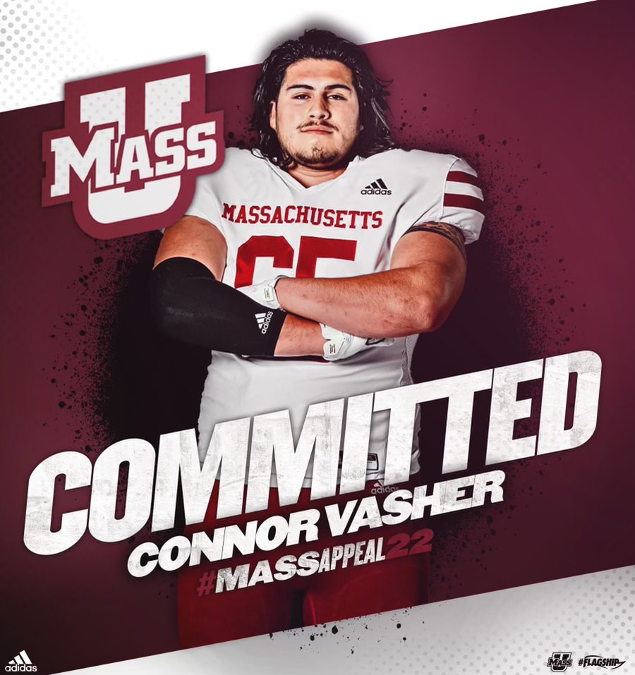 Savannah State OL Connor Vasher transfers to UMass : r/CFB