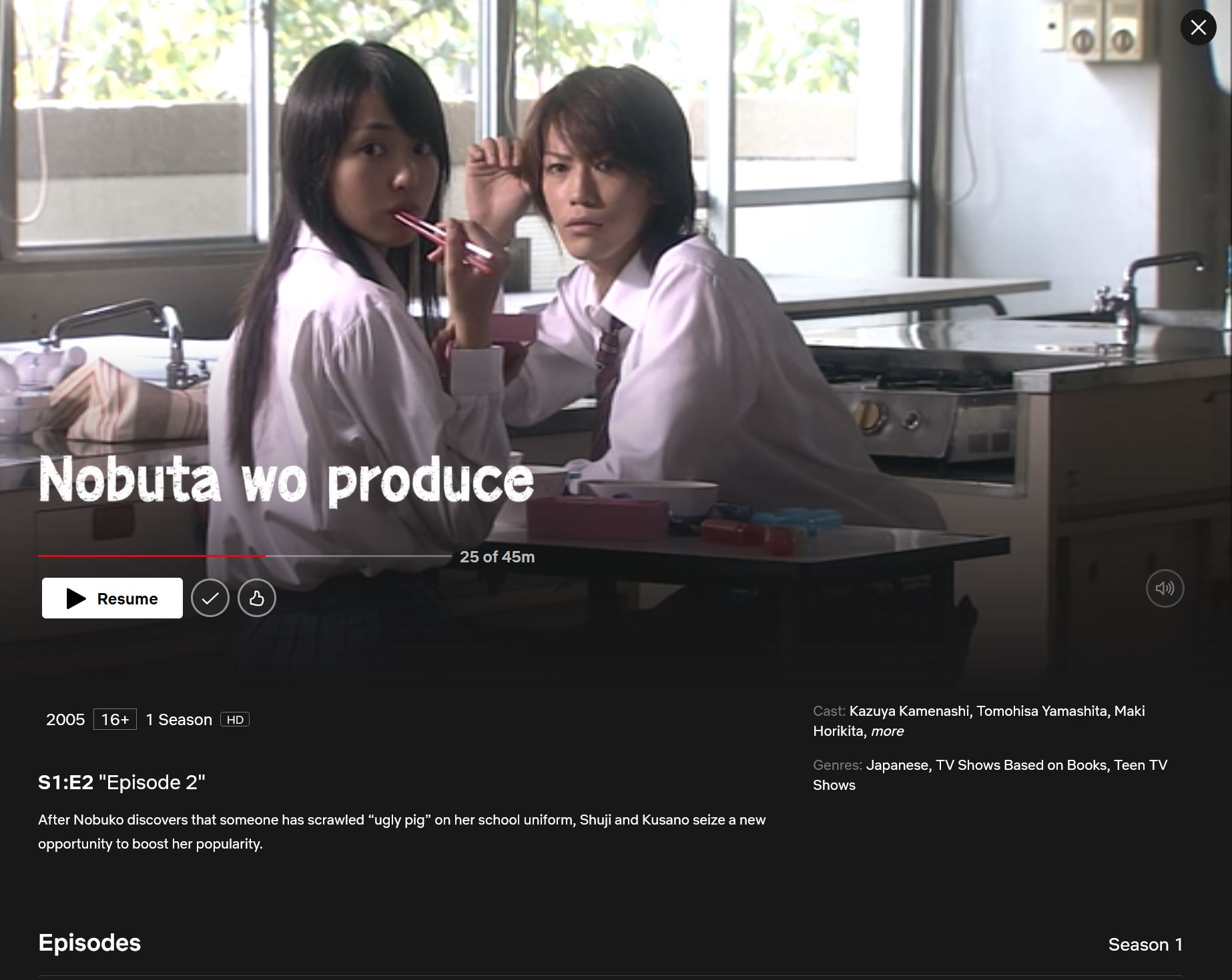 Nobuta Wo Produce Cast