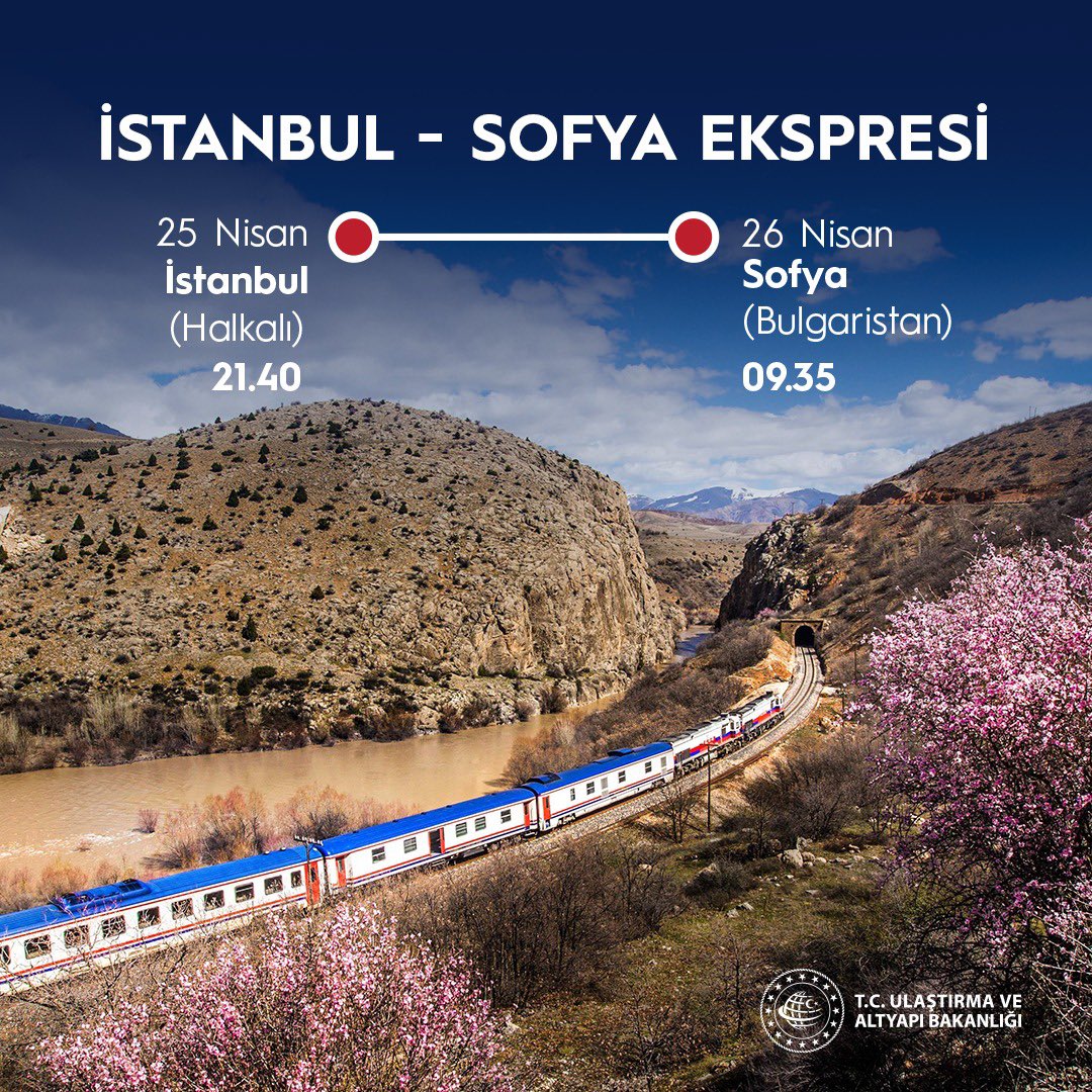 Adil Karaismailoğlu on Twitter: "İstanbul-Sofya Ekspresi yeniden yolcularla buluşuyor! Seferler ...