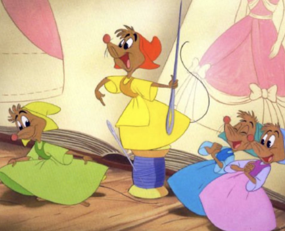 Cinderella Mice Sewing