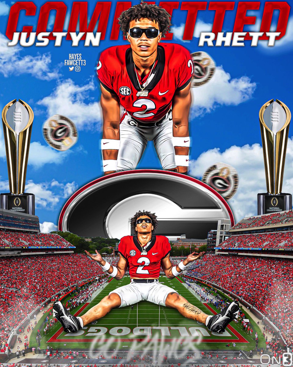 2023 4* CB Justyn Rhett commits to Georgia : r/CFB