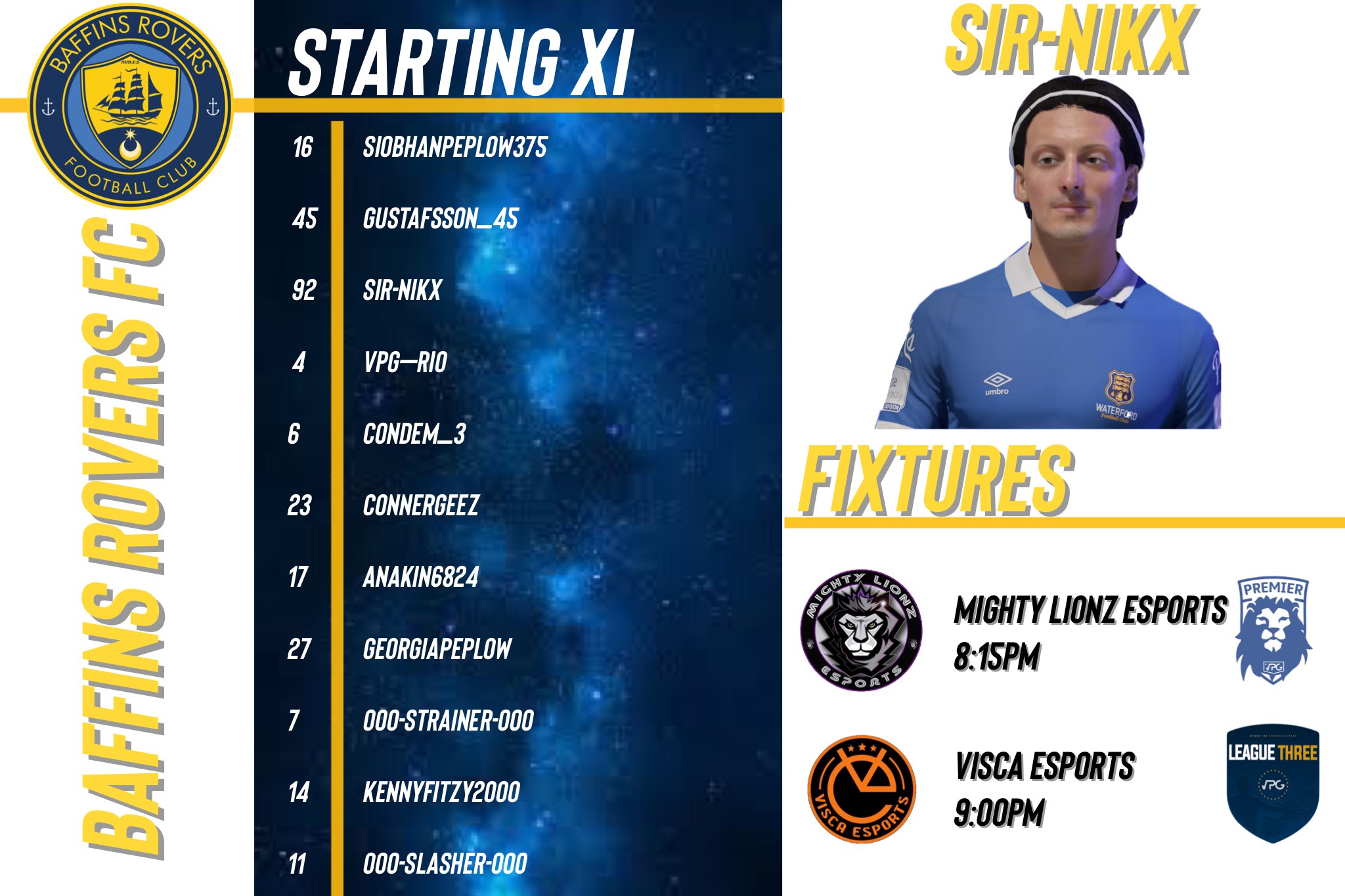 Baffins Rovers FC (@Baffinsroversfc) / Twitter