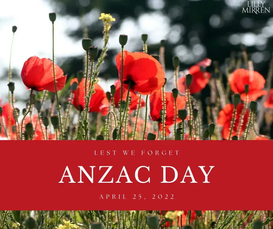 Lilly Mirren on Twitter: "On the 25th April, Australia and New Zealand ...