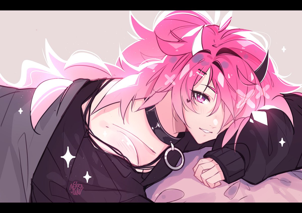 「sketch for @mazamuno 🖤 I like their pin」|× jinny ×のイラスト