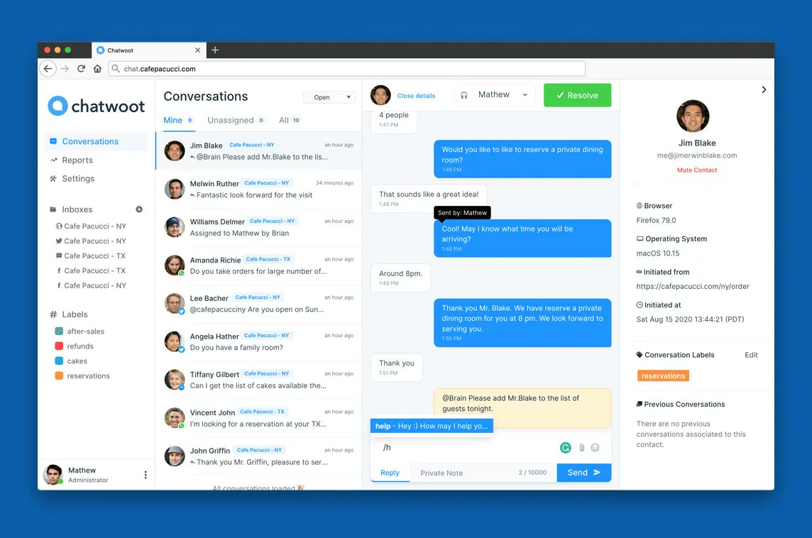 Madewithvuejs On Twitter The Open Source Customer Communication Platform Chatwootapp Is