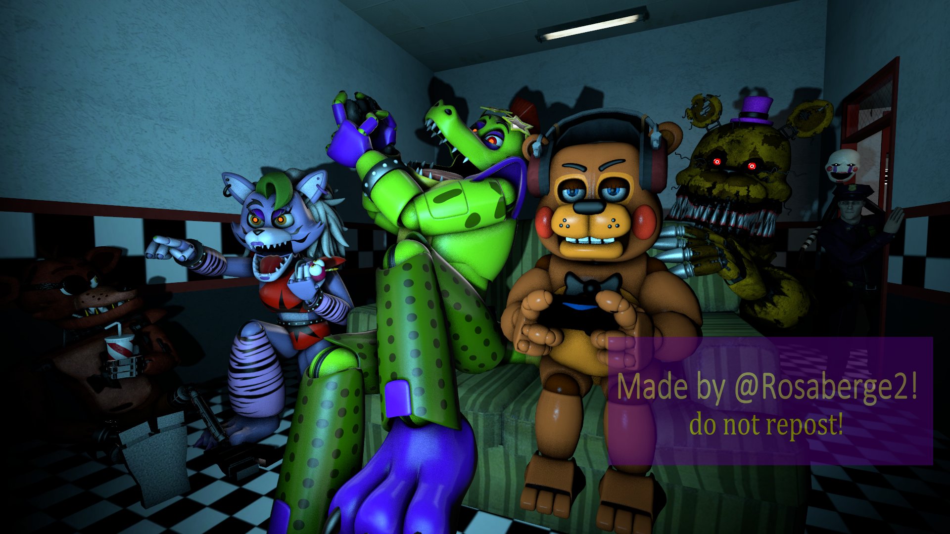 Fnaf Sfm Tutorial Five Nights At Freddy's By TF541Productions On