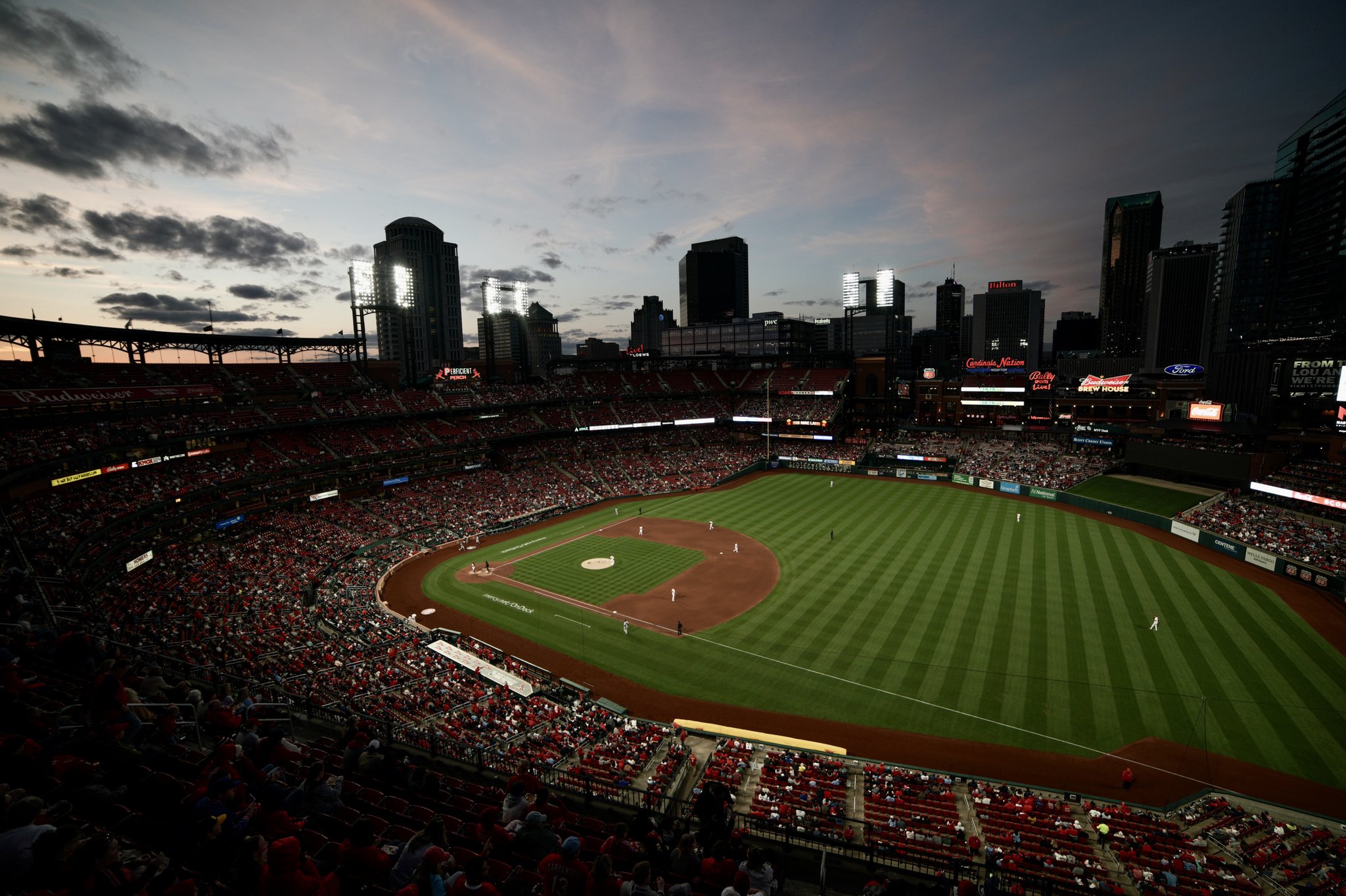 Busch Stadium At Night Large